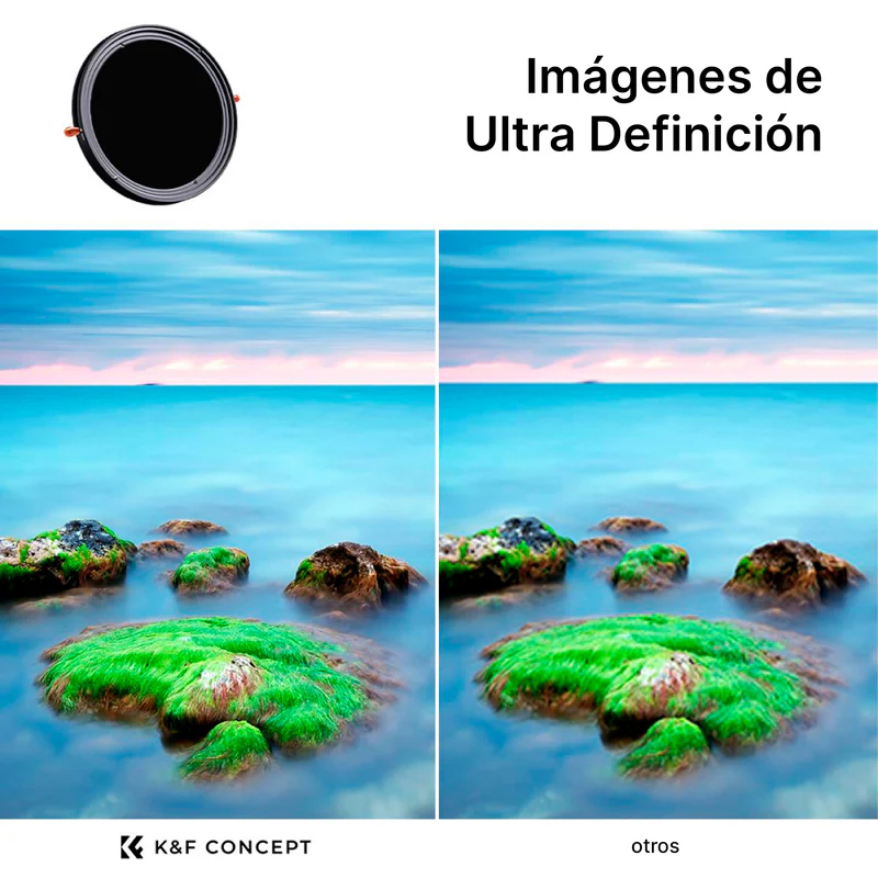 Filtro Densidad Neutra Variable y CPL K&F Concept 82mm. Serie Nano-X ...